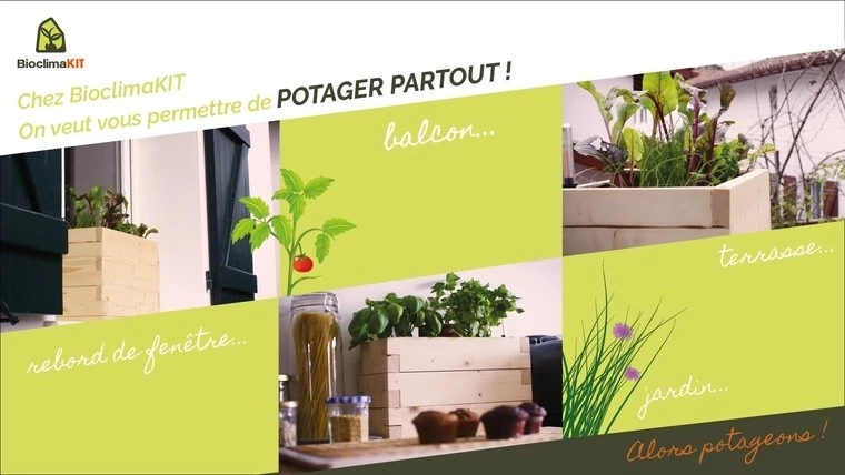 Le BioclimaKIT, un bac potager autofertile entièrement réalisé en ...